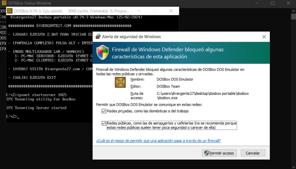 Como crear un juego portable de DOSBox en Windows - Divergente27